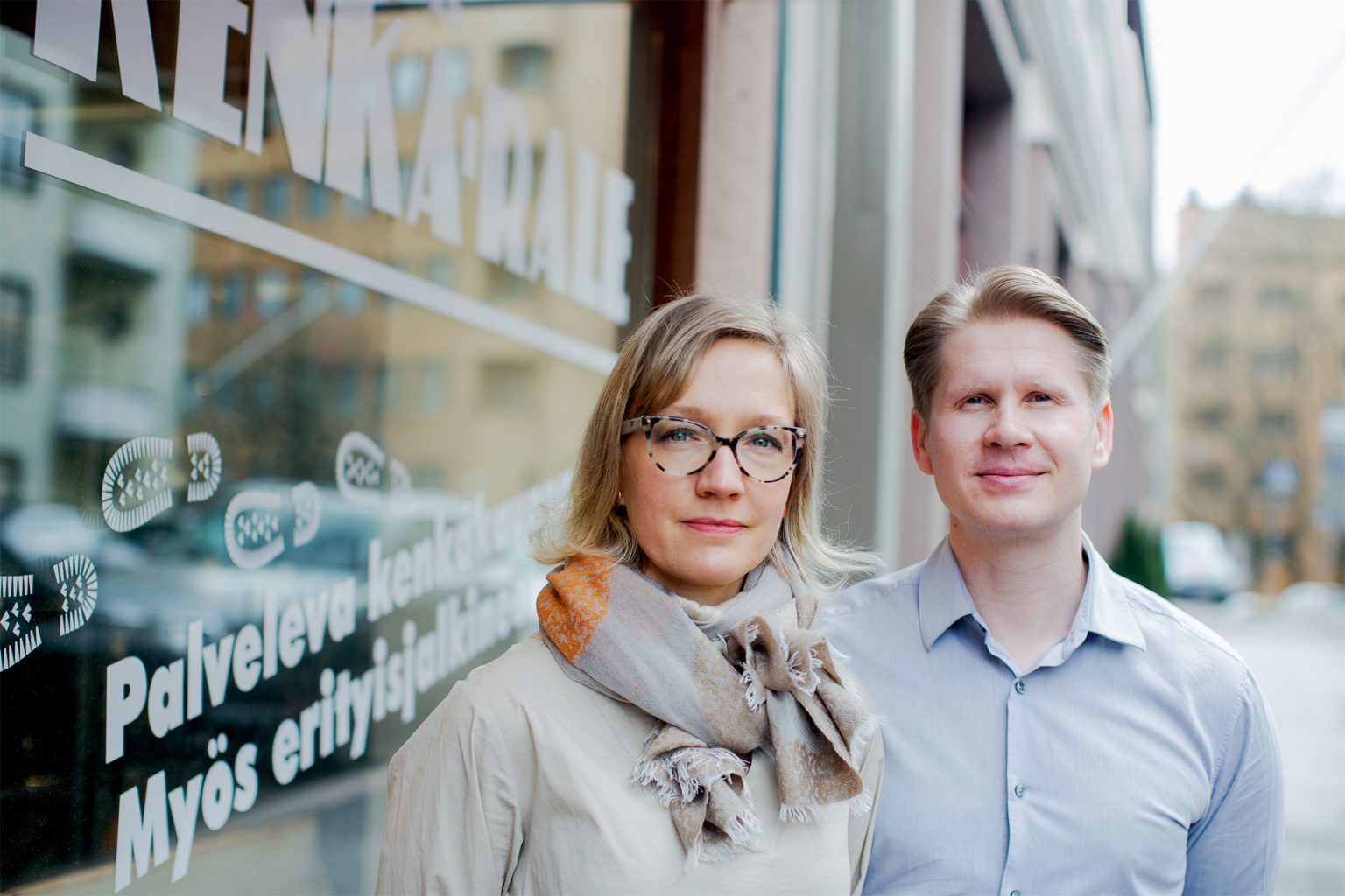 Tällainen on helsinkiläinen kenkäkauppa, jonne saavutaan jalat ...